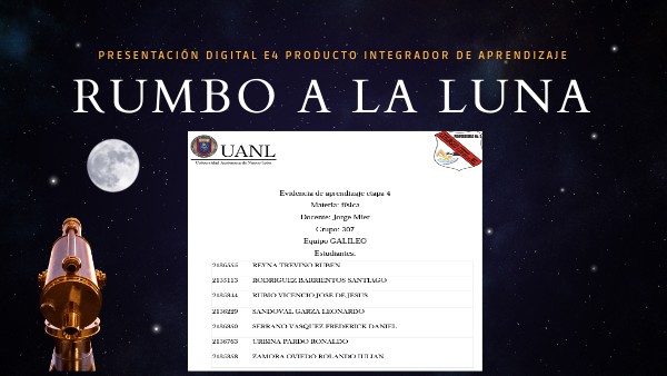Presentación Rumbo a la Luna
