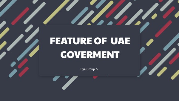 Feature of UAE Government