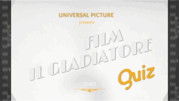FILM QUIZ IL GLADIATORE | Genially