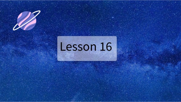 Lesson 16 | Genially