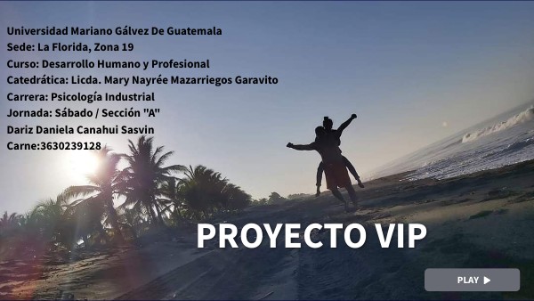 PROYECTO VIP | Genially