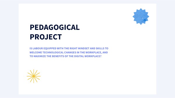 Pedagogical Project