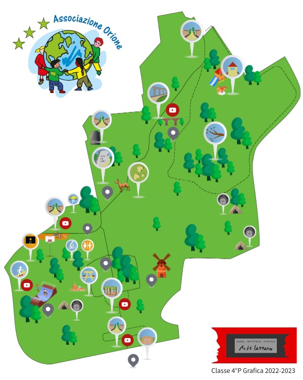 Mappa virtuale del Tondo Gioeni