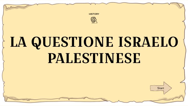 La Questione israelo-palestinese