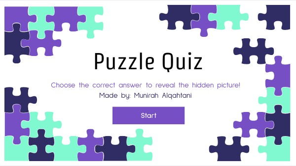 PUZZLE QUIZ | Genially