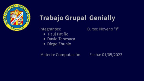 Trabajo Grupal Genially