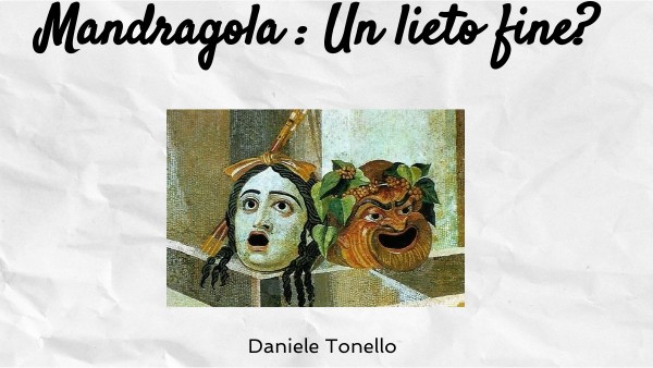 Mandragola | Genially