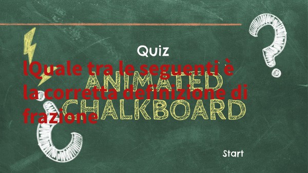 ANIMATED CHALKBOARD QUIZ | Genially