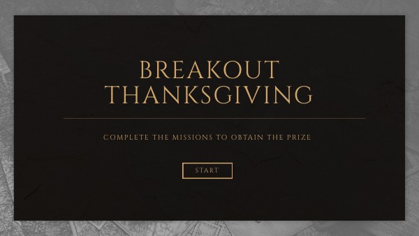 BREAKOUT THANKSGIVING