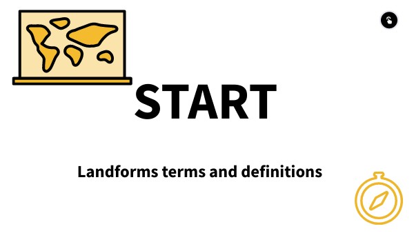 LANDFORMS TERMS AND DEFINITIONS