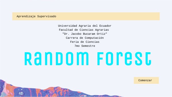 Random Forest | Genially