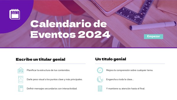 Calendario | Genially