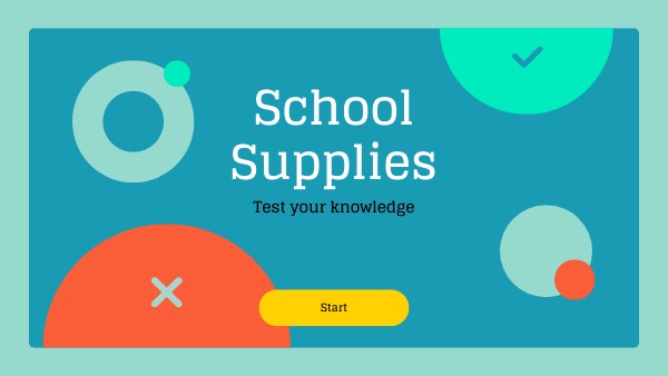 French-School Supplies | Genially