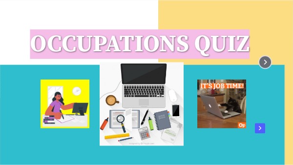 Occupations Quiz