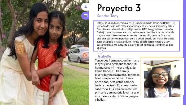 Spanish Project 3-Sandra Tony | Genially