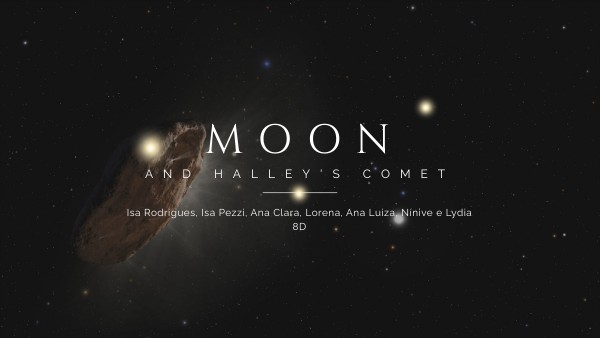 MOON & HALLEY'S COMET