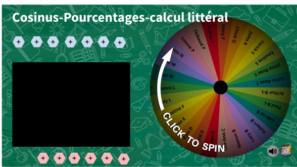 Cosinus - pourcentages-calcul litt