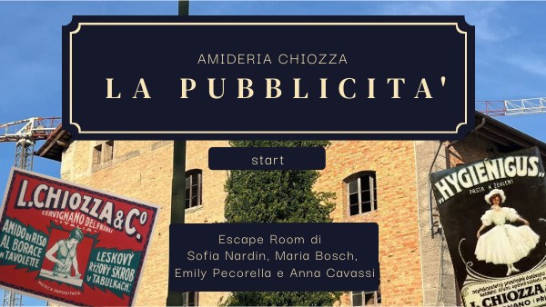 ESCAPE ROOM AMIDERIA CHIOZZA | Genially