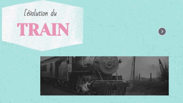 l'histoire du train (vintage)