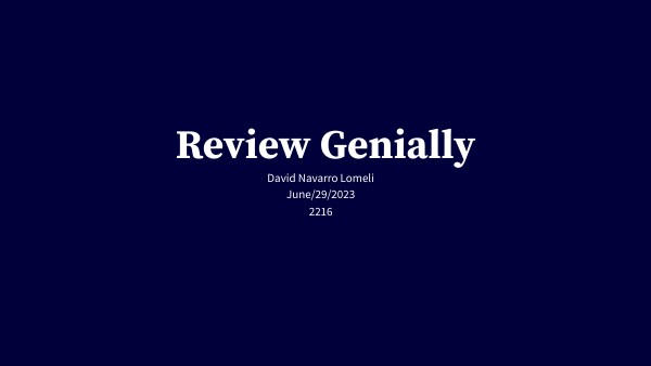 Review-Genially