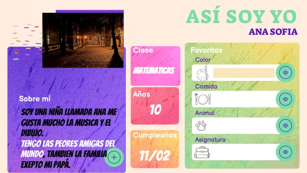 TARJETA ASÍ SOY YO | Genially
