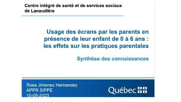 Écrans SIPPE