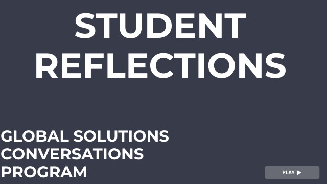 GSC Student Reflections