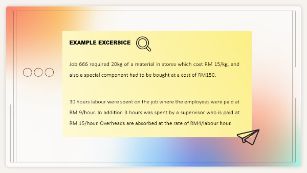 EXAMPLE EXERCISE CHAPTER 5