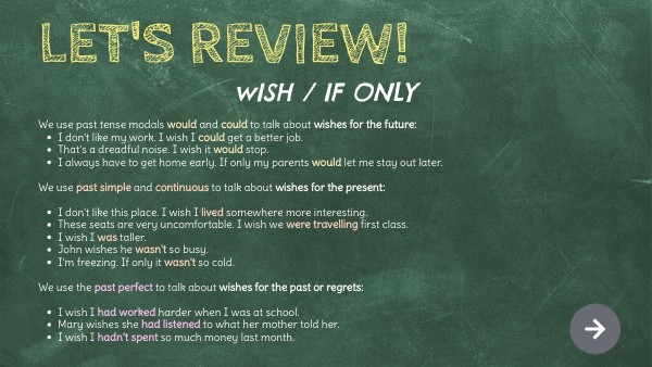 WISH / IF ONLY | Genially