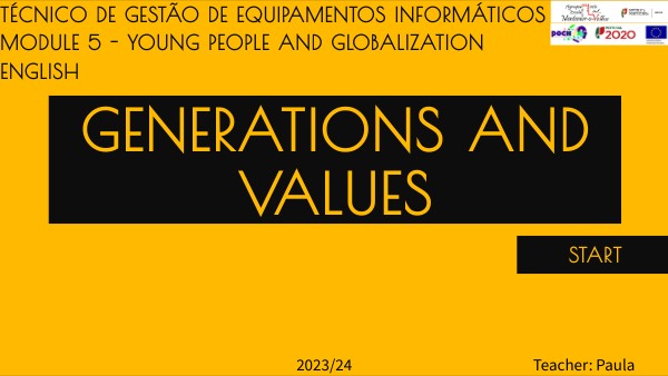 Generations and Values | Genially