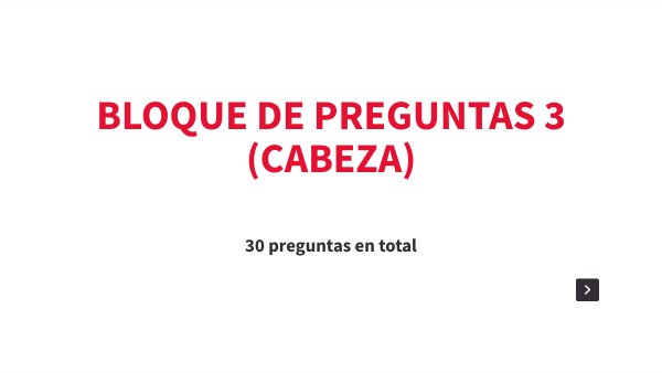 BLOQUE DE PREGUNTAS 3 (CABEZA)