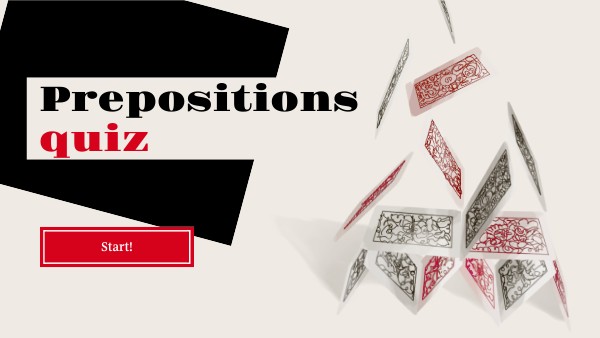 Prepositions A1 | Genially
