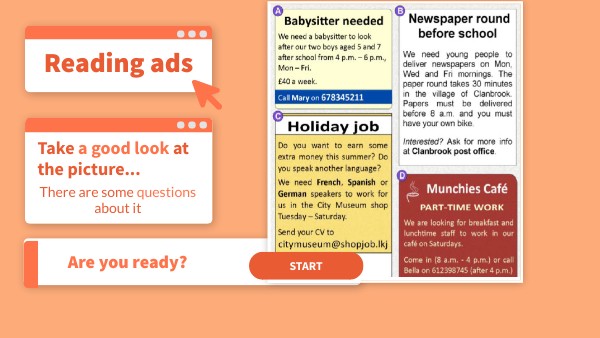 Reading ads