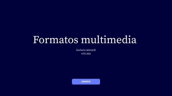 formatos multimedia
