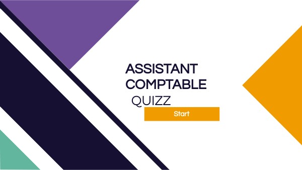 QUIZZ ASSISTANT COMPTABLE | Genially