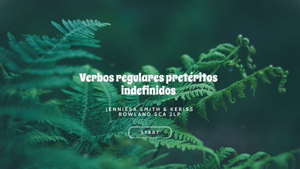 Preterite regular verbs | Genially