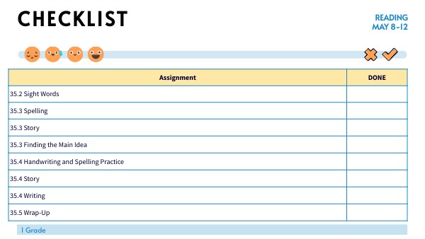 EDUCATION CHECKLIST | Genially