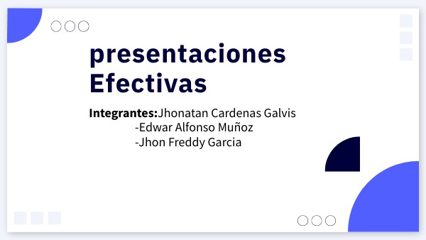 PRESENTACIONES EFECTIVAS | Genially
