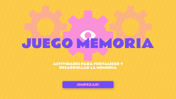JUEGO MEMORIA | Genially