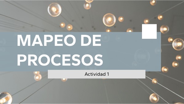 Mapeo de procesos | Genially