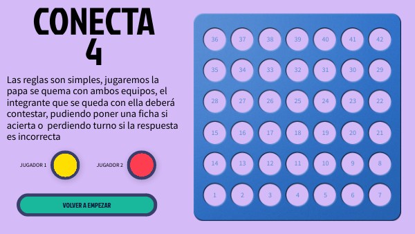 JUEGO CUATRO EN RAYA