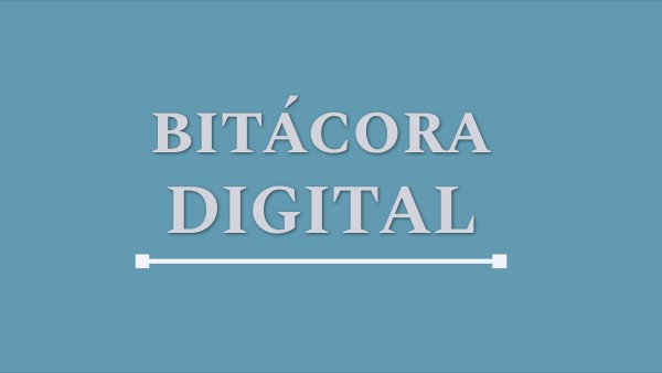 Bitácora digital