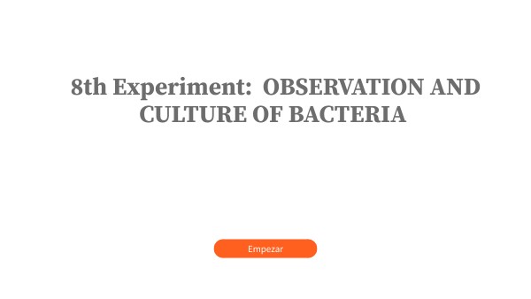 8th experiment | Genially