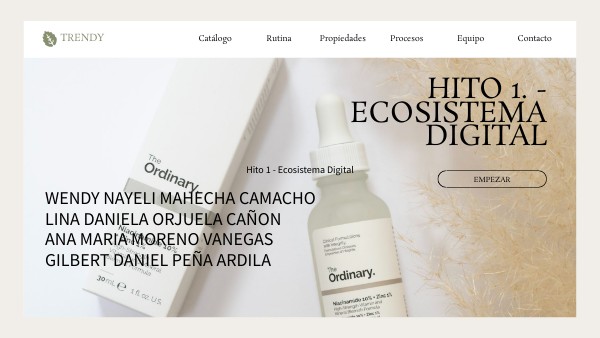 Hito 1 - Ecosistema Digital | Genially