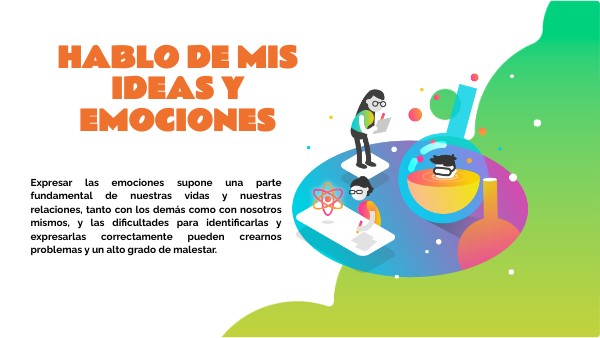 HABLO DE MIS IDEAS Y EMOCIONES 4TO | Genially