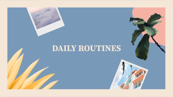 DAILY ROUTINE CLASS | Genially
