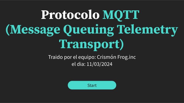Protocolo MQTT | Genially