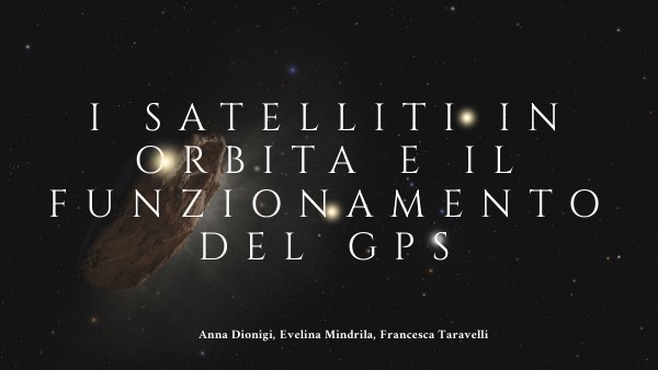 I Satelliti in orbita e il Funzionamento del GPS
