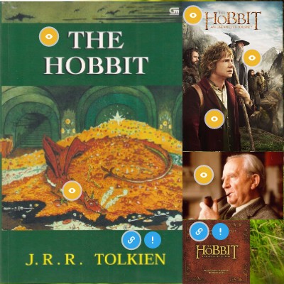 "The Hobbit" Interactive Book Cover
