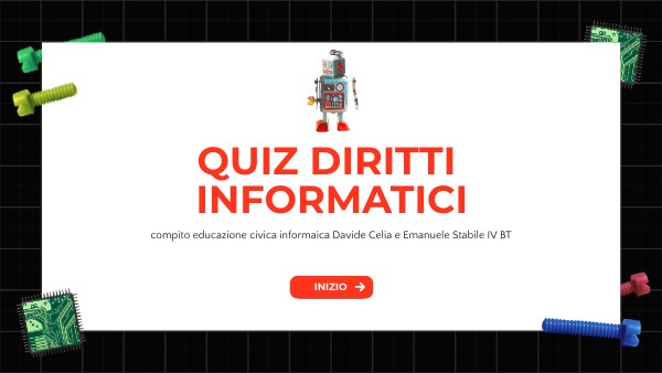 QUIZ EDUCAZIONE CIVICA INFORMATICA | Genially